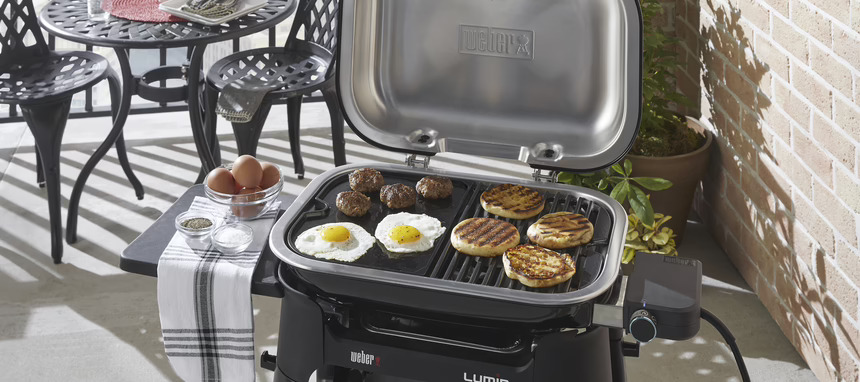 Weber Lumin, la barbacoa ultra compacta para terrazas o balcones